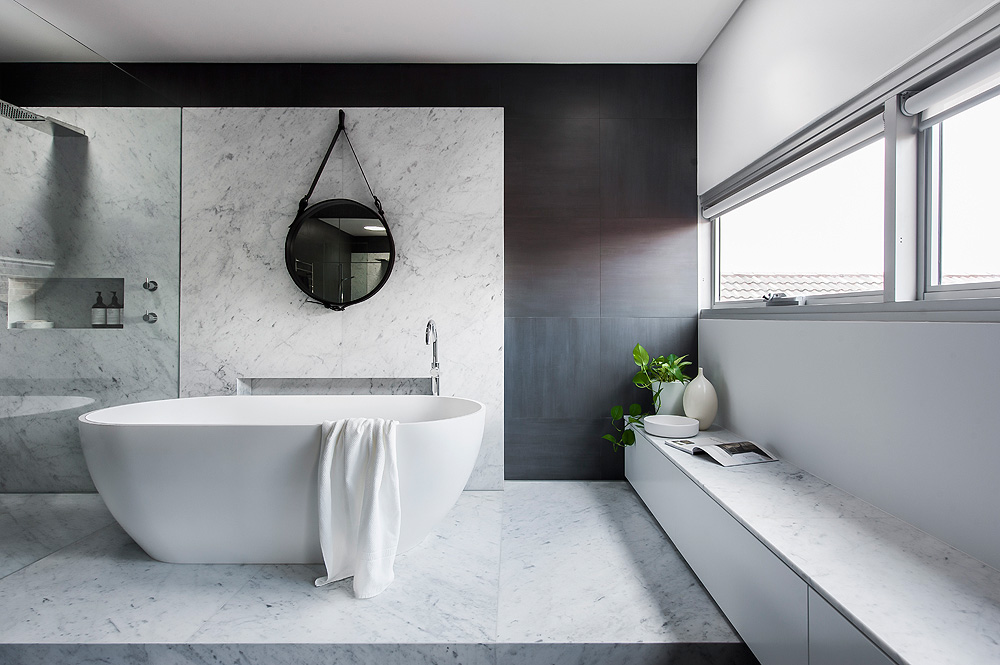 Baño de vanguardia con la firma de Minosa Design