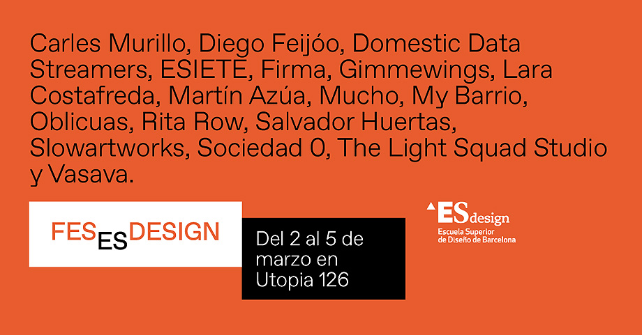 Llega FES ESDESIGN, el nuevo festival para amantes del diseño